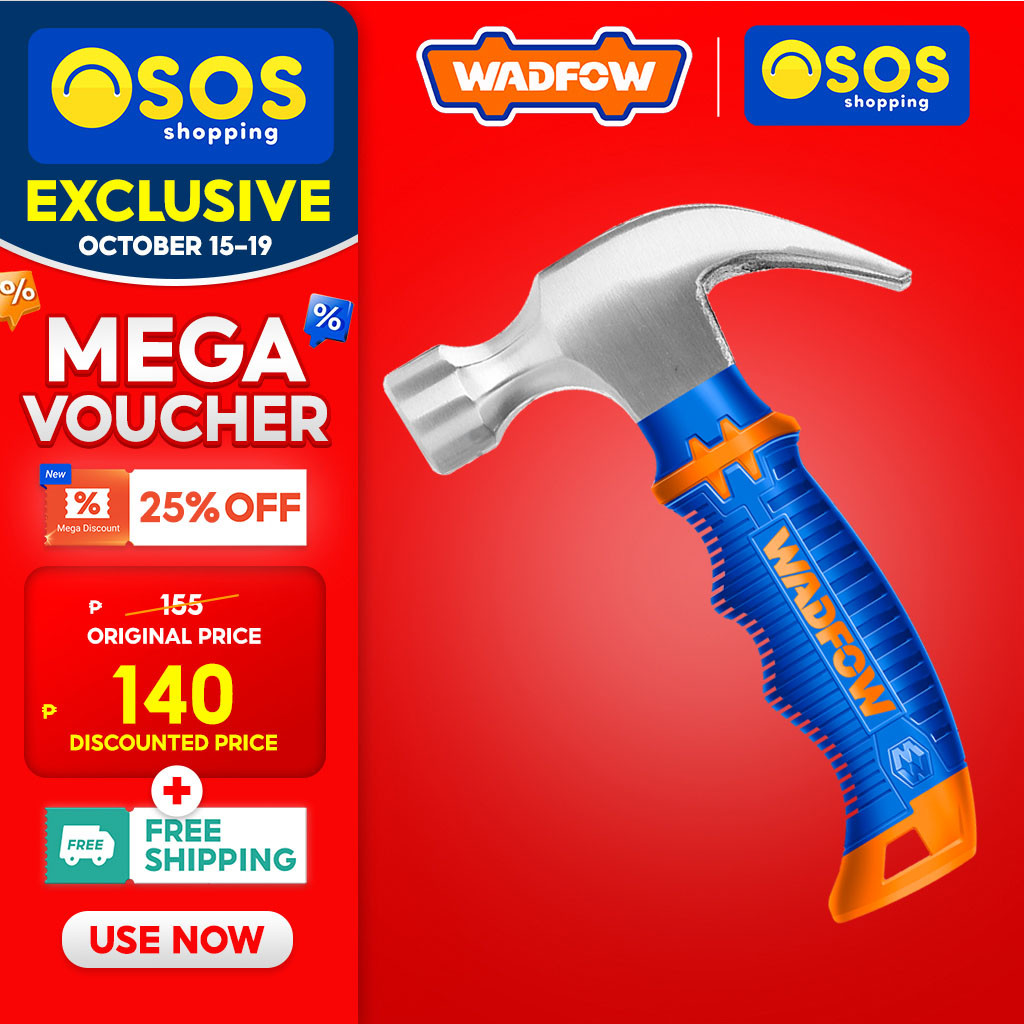 WADFOW Tools Original WHM33D8 Mini Claw Hammer Martilyo 8oz (12cm ...