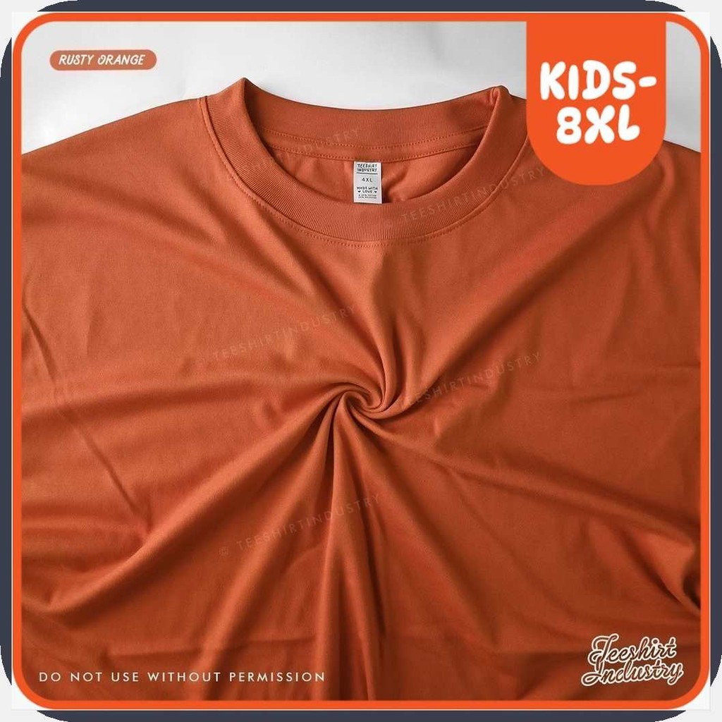 RUSTY?Ta$ORANGE^f/(KIDS^X$to/O^8XL)$z/-^D$Premium/n^Unisex$n/Adult Plain Tshirt (removable ...