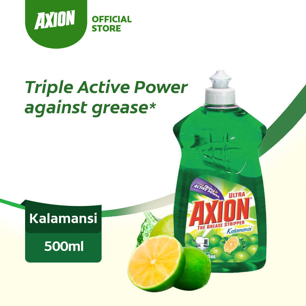 Axion Kalamansi Antibacterial Dishwashing Liquid with Triple Active ...