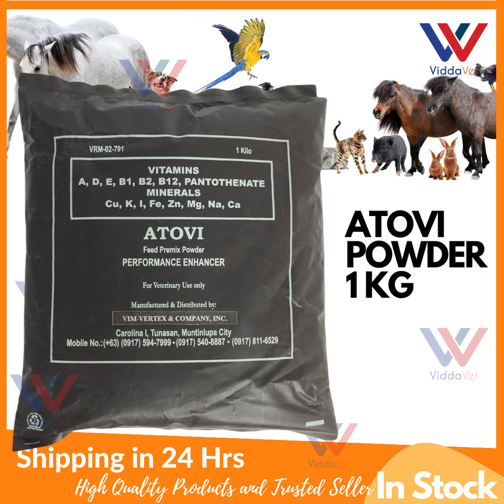 ATOVI 1 kilo Powder for livestock swine poultry fish small animal pets ...