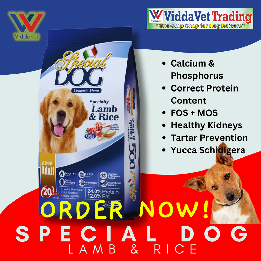 9kilograms SPECIAL DOG LAMB AND RICE FLAVOR 9KGS FOR ALL LIFE STAGES ...