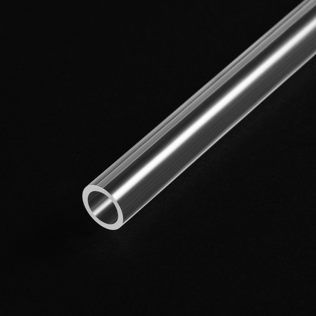 Uxcell O.D 8mm-22mm 50cm Long Rigid Acrylic Pipes Round Tube Tubing ...