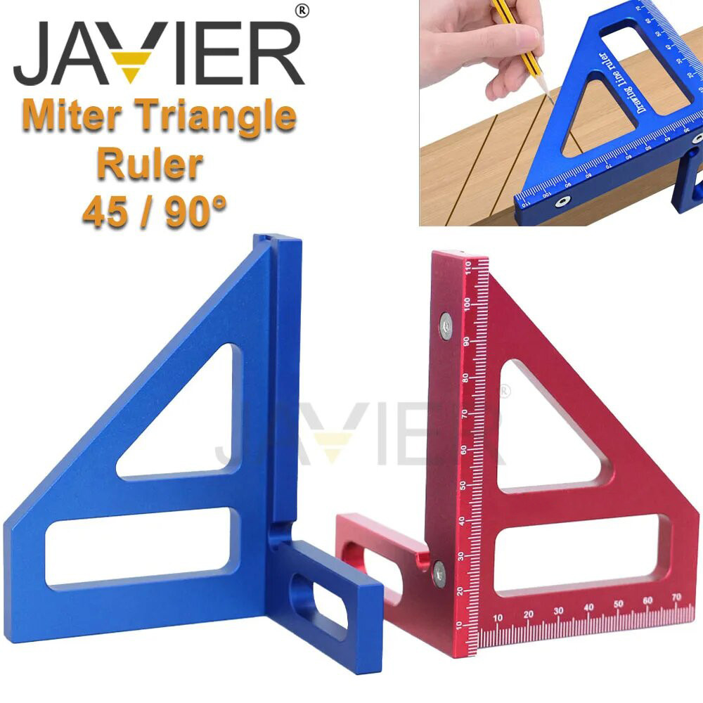Woodworking Ruler Square Layout Miter Triangle Ruler Multi Angle ...