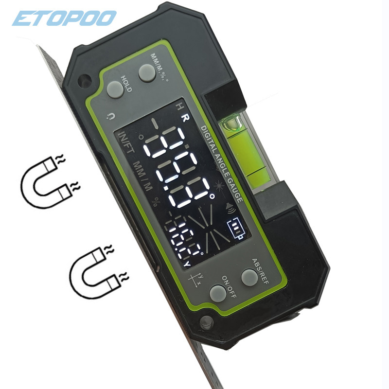 0.1 Degree Dual Axis Digital Protractor Level Inclinometer Bluetooth ...