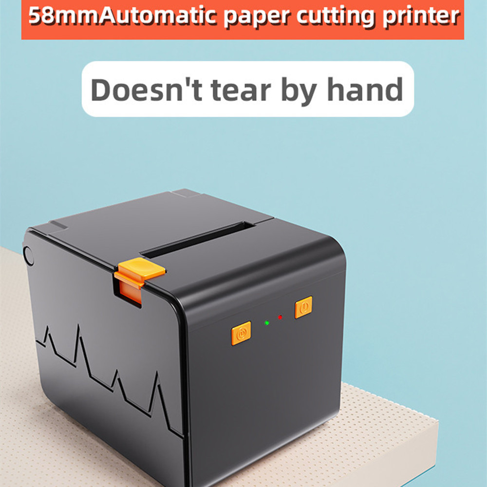 Desktop 58mm Thermal Printer with cutter for Windows Android Bluetooth ...