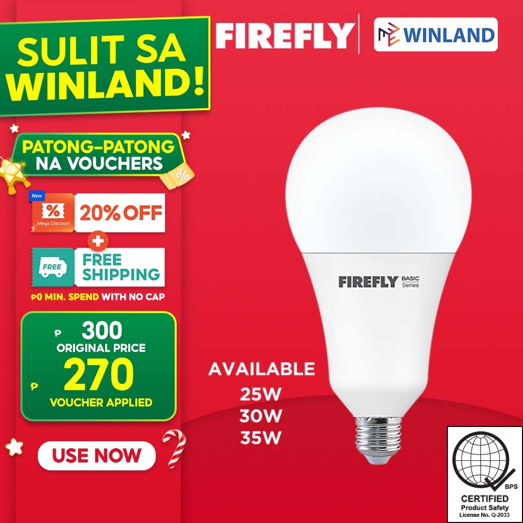 Firefly by Winland Basic LED Single A-Bulbs ( 25W-35W / 220-240V ...