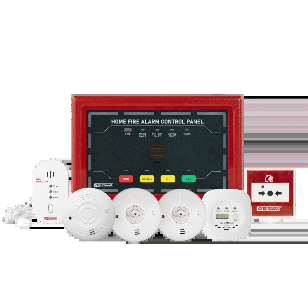 automatic switching Home Alarm System Powerful Sound and Visual Alerts ...
