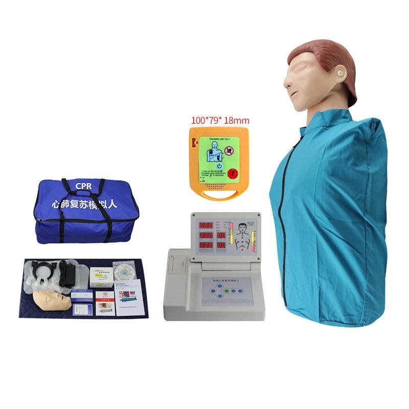 Medical Simulation Half Body CPR Manikin with Automated External ...