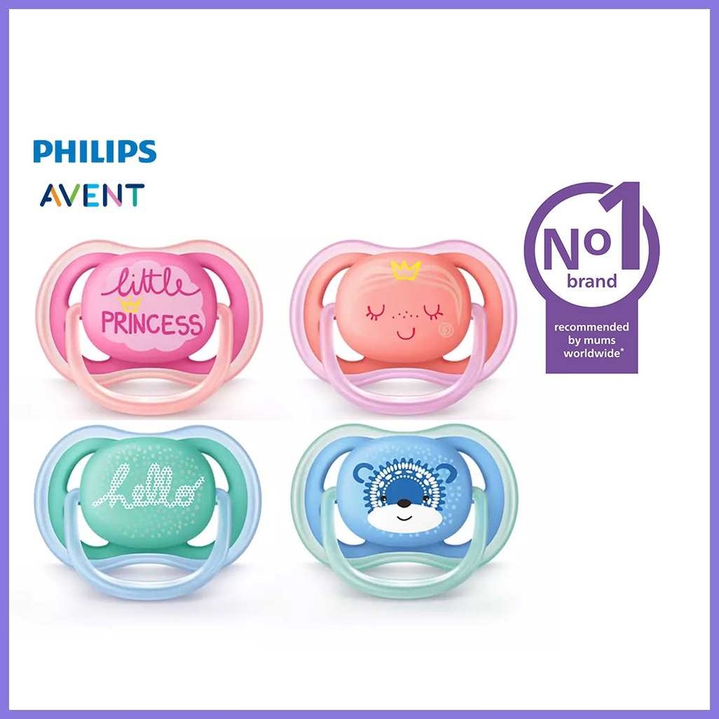 Philips*x]AVENT!y=6-18m+k:Ultra:jU%Air:AE_Pacifier,%ly:2-pack | Shopee ...