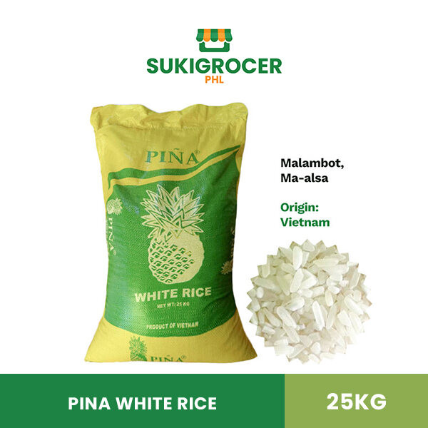 Pina White Rice 25kg | Shopee Philippines