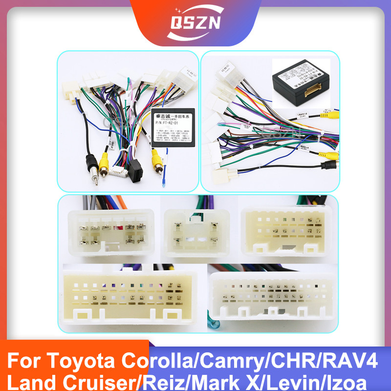 Canbus Box FT-RZ-01 FT-RZ-02 For Toyota Corolla/Camry/CHR/RAV4/LAND CRUISER With Wiring Harness ...