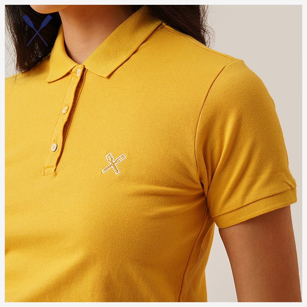 Regatta}gD}Essentials?WZ.b)Basic)t}Polo)c=For|V(Women=I|(Mustard) | Shopee Philippines