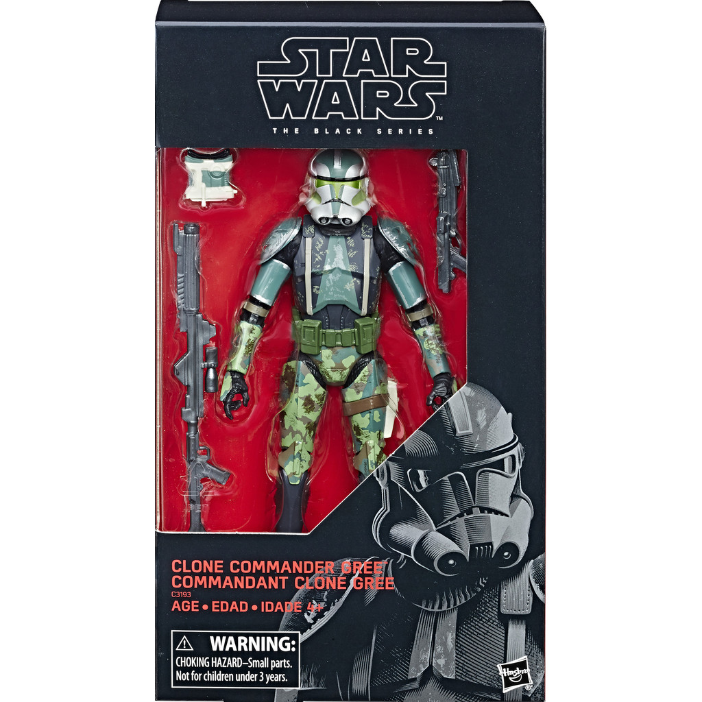 STAR WARS The Black Series Clone Commander Gree, Revenge of the Sith 6 ...