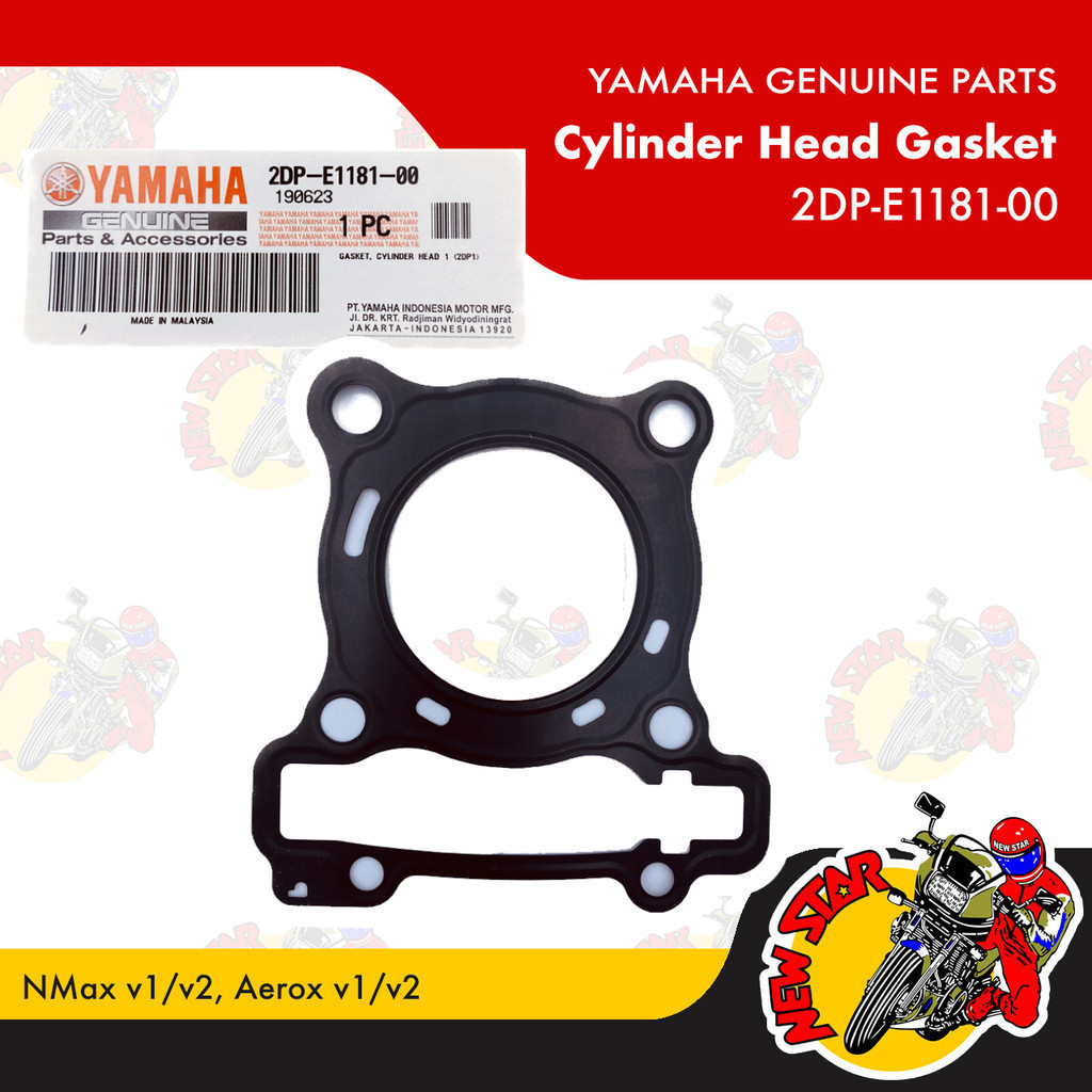 2DP-E1181-00 | Cylinder Head Gasket | Genuine Yamaha parts | NMax v1/v2 ...