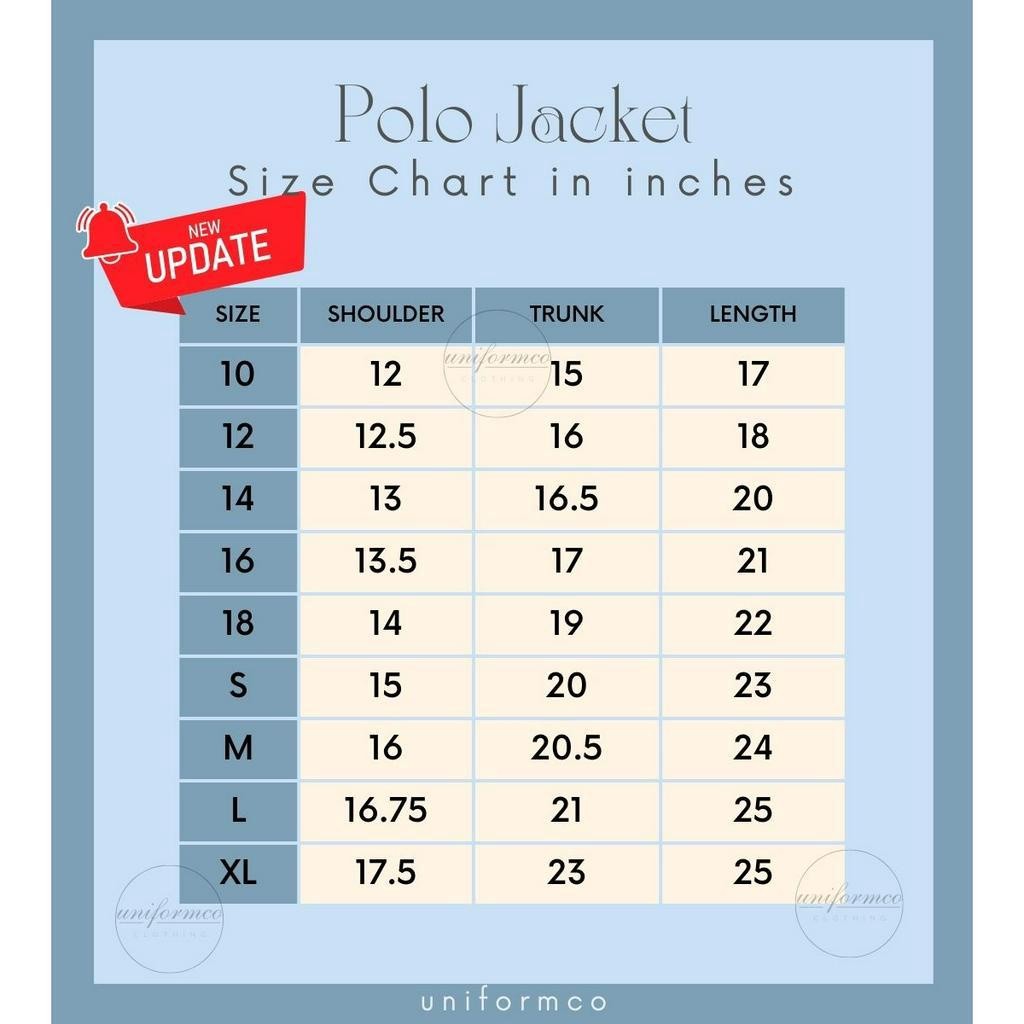 Polo&X`AY;Jacket&School`qB&mB`High&Quality`LE&gV`Material for DayCare ...