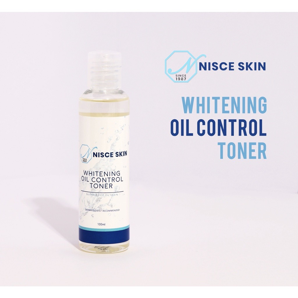 NISCE/WG}SKIN>R)Whitening>H}Oil)p>Control}i)Toner>a}100ml | Shopee ...