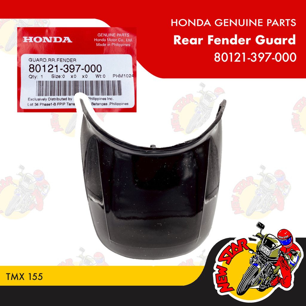 80121-397-000 | Rear Fender Guard | Genuine Honda parts | TMX 155 ...