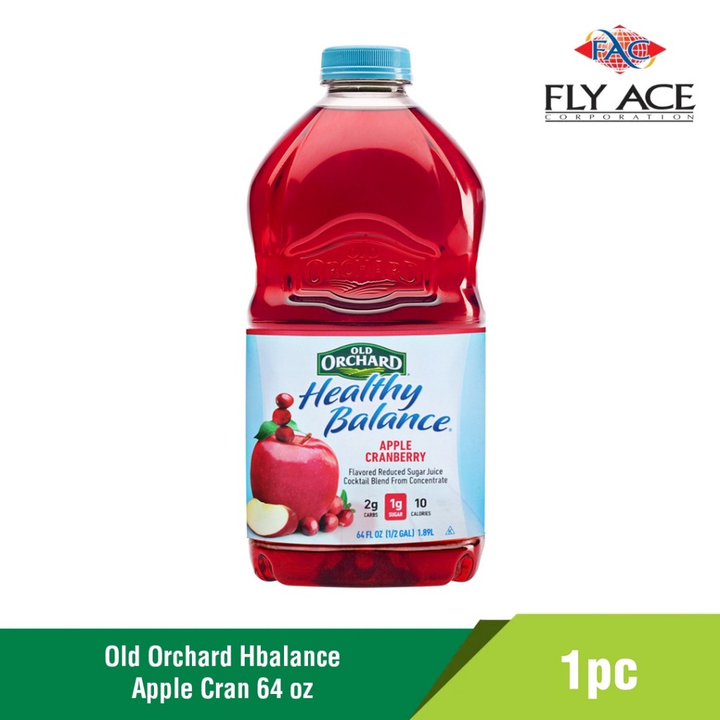 Old Orchard Healthy balance Apple Cranberry 64oz. | Shopee Philippines