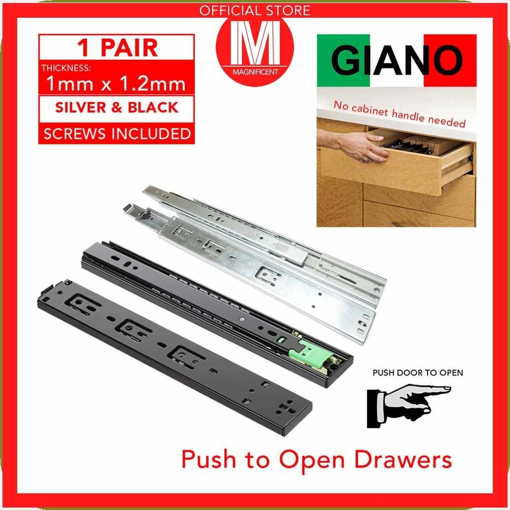 GianoWU&Ball>m)Bearing)Z>Push*L?to*F?Open*d?Drawer*a?Slide*f?Guide for ...