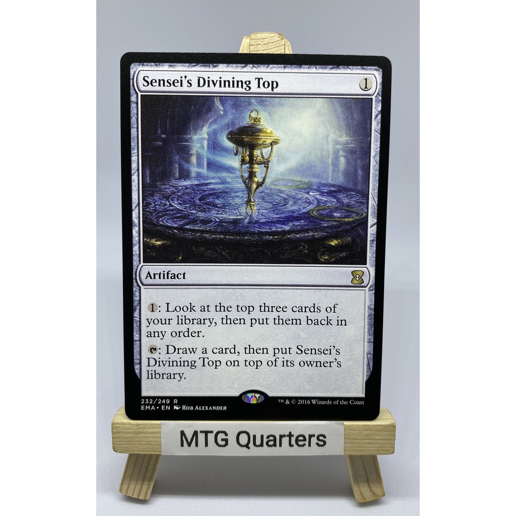 MTG Proxy Card - Sensei's Divining Top | Eternal Masters (EMA) | Shopee Philippines