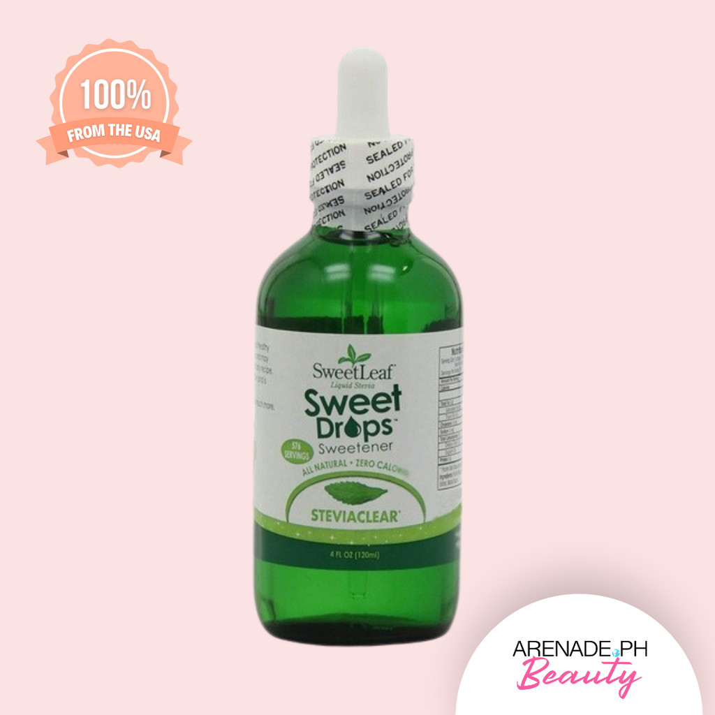 SweetLeaf Liquid Stevia, Sweet Drops Sweetener 120ml (Steviaclear ...