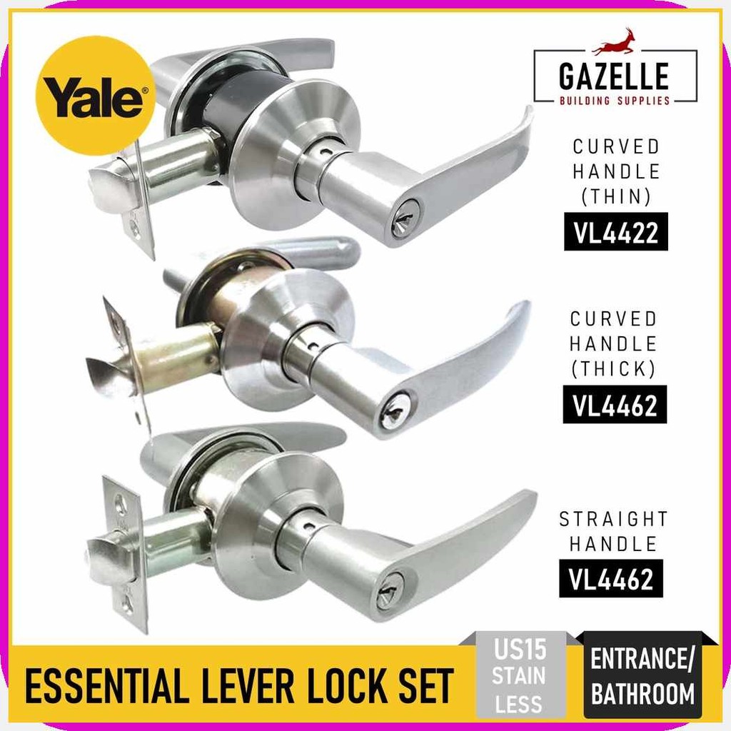 Yale`n;Door;h`Lever;XG_Lockset:Ke_Lock:zt_Set;EL`Knob;WB`Reversible;SB ...