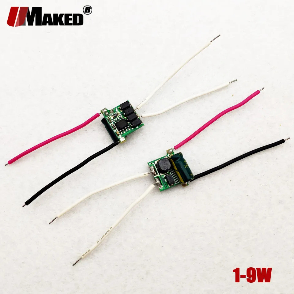 20pc LED Driver AC/DC12V/24V 300mA 600mA 3x1W 3x2W 3x3W 4-7W 5CM Cable ...