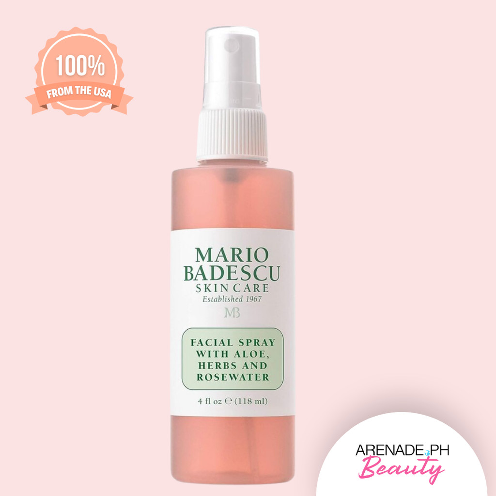 Mario Badescu Facial Spray with Aloe, Herbs and Rose Water 4 fl oz ...