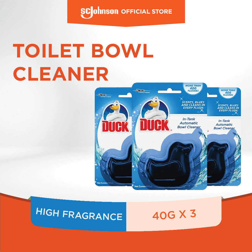 Duck In-Tank Block Automatic Toilet Bowl Cleaner 50g - High Fragrance ...