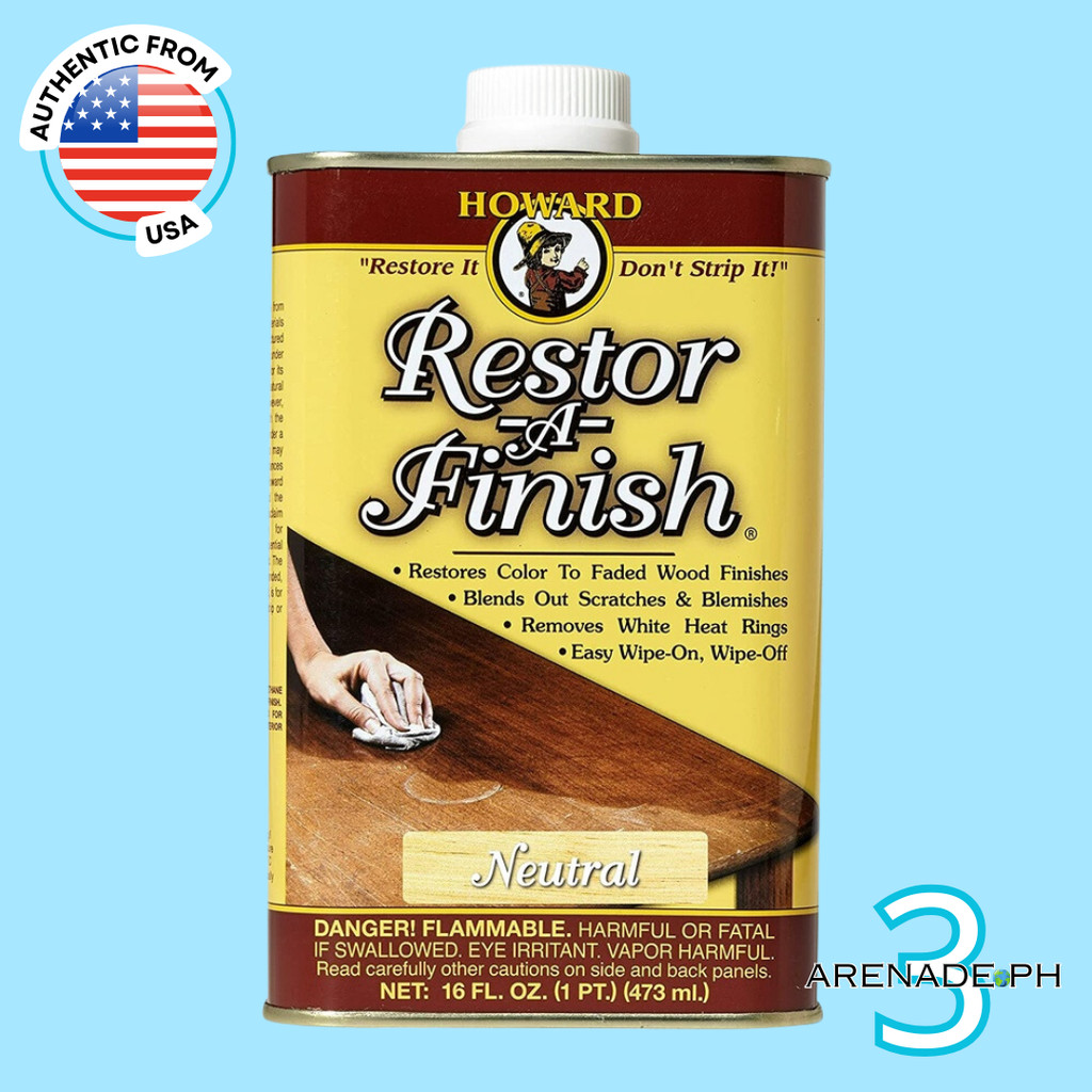 Howard Restor-A-Finish Neutral Wood Restorer 16 fl oz | Shopee Philippines