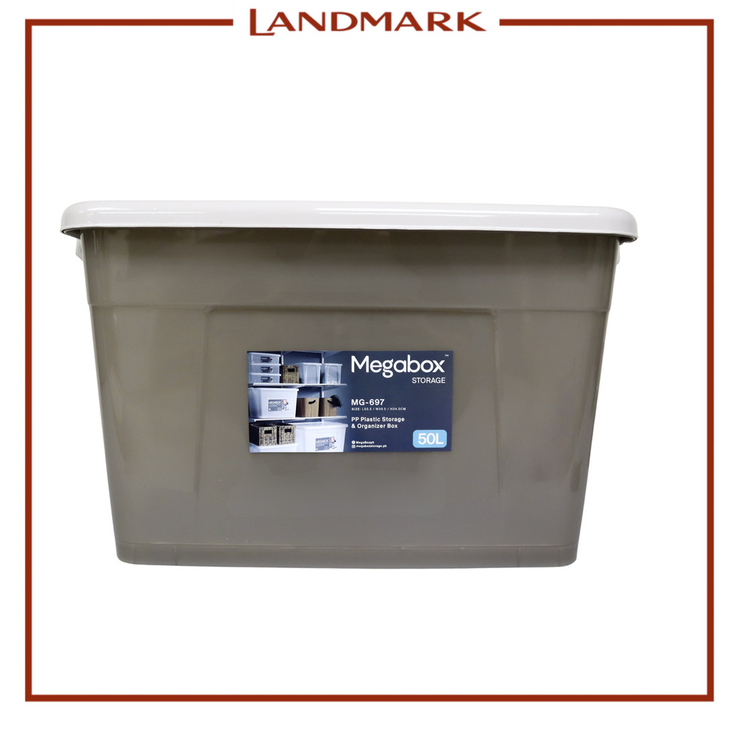 Megabox Storage Box 50L 39 x 34.5 x 39cm (MG-697) | Shopee Philippines