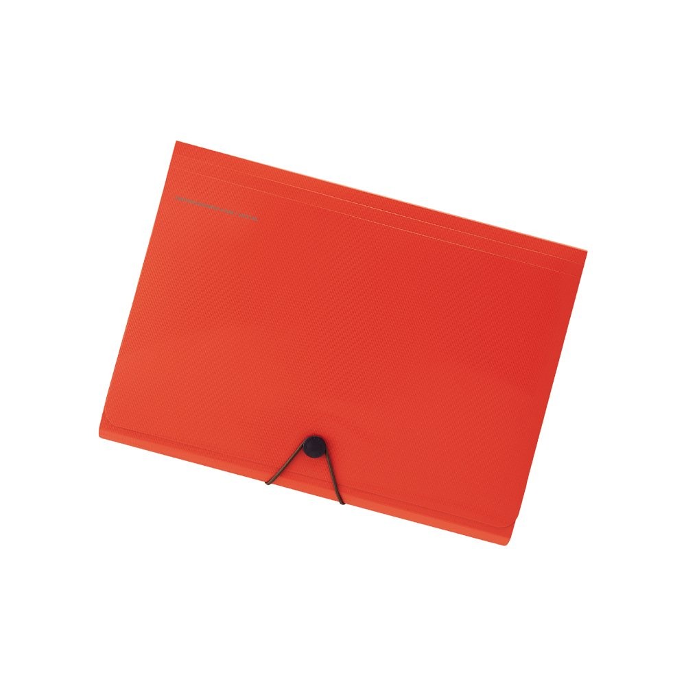 Lihit Lab. Carrying Document Smart Fit A4 6 Pockets Orange A7589-4 ...