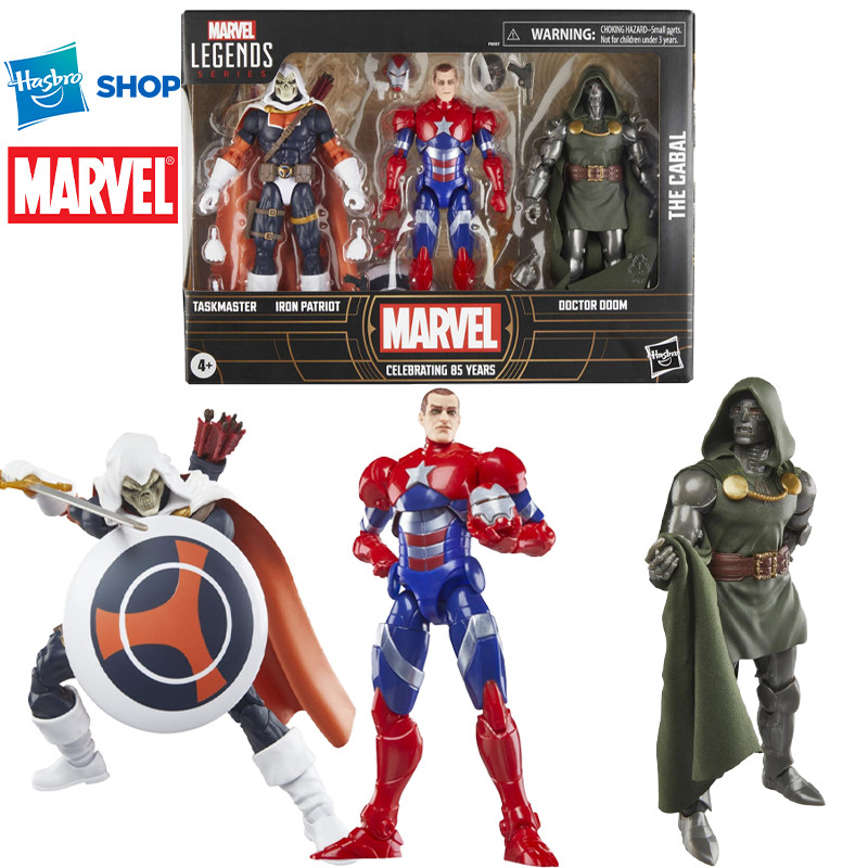 ⊹Hasbro Marvel Legends Series Doctor Doom/TASKMASTER/IRON PATRIOT 85th ...