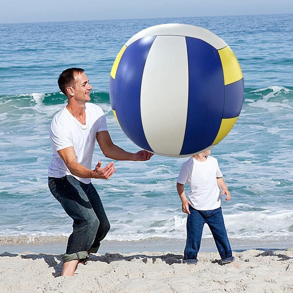 New Giant PVC Inflatable Beach Volleyball Big Football Outdoor Grass ...