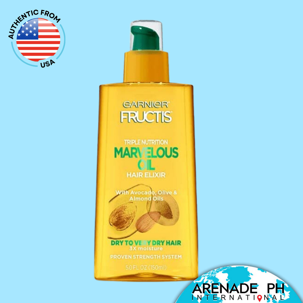 Garnier Fructis Triple Nutrition Marvelous Oil Hair Elixir With Avocado ...