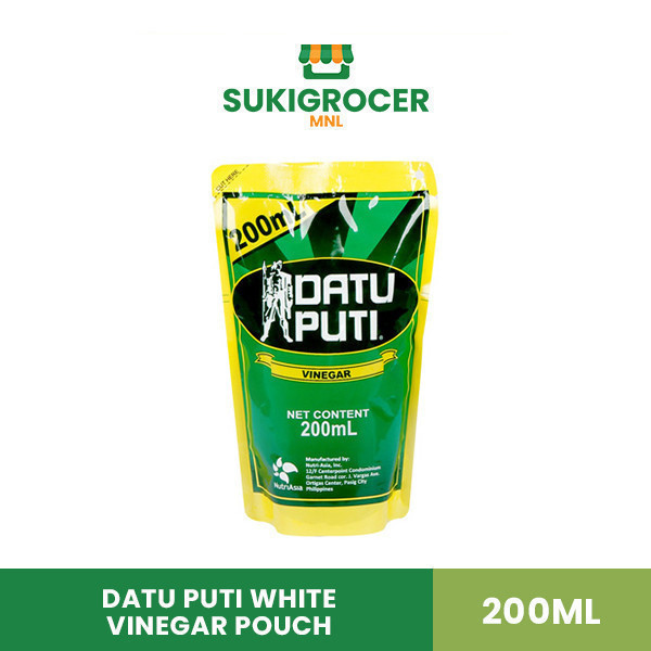 Datu Puti White Vinegar Pouch 200ML | Shopee Philippines