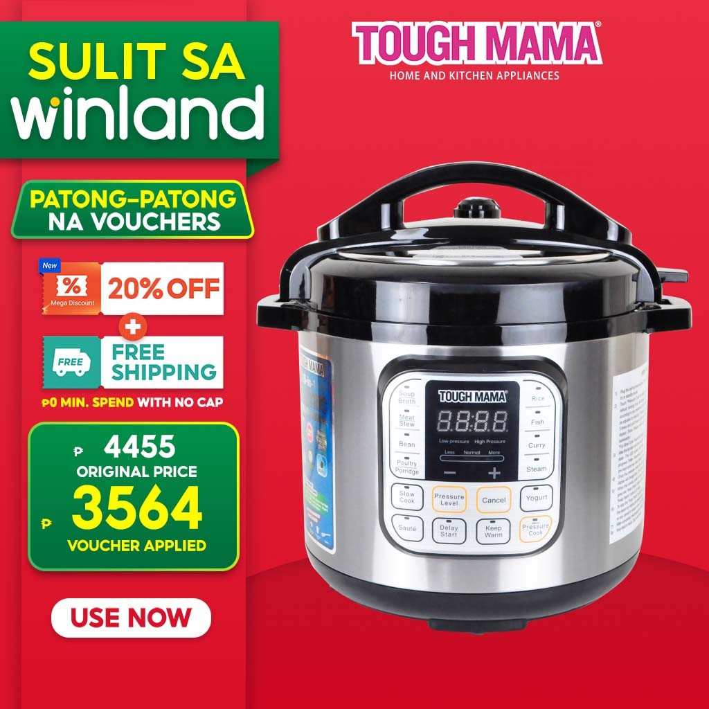 Tough Mama by Winland 6L 15-in-1 Multifunction Digital Display Electric ...