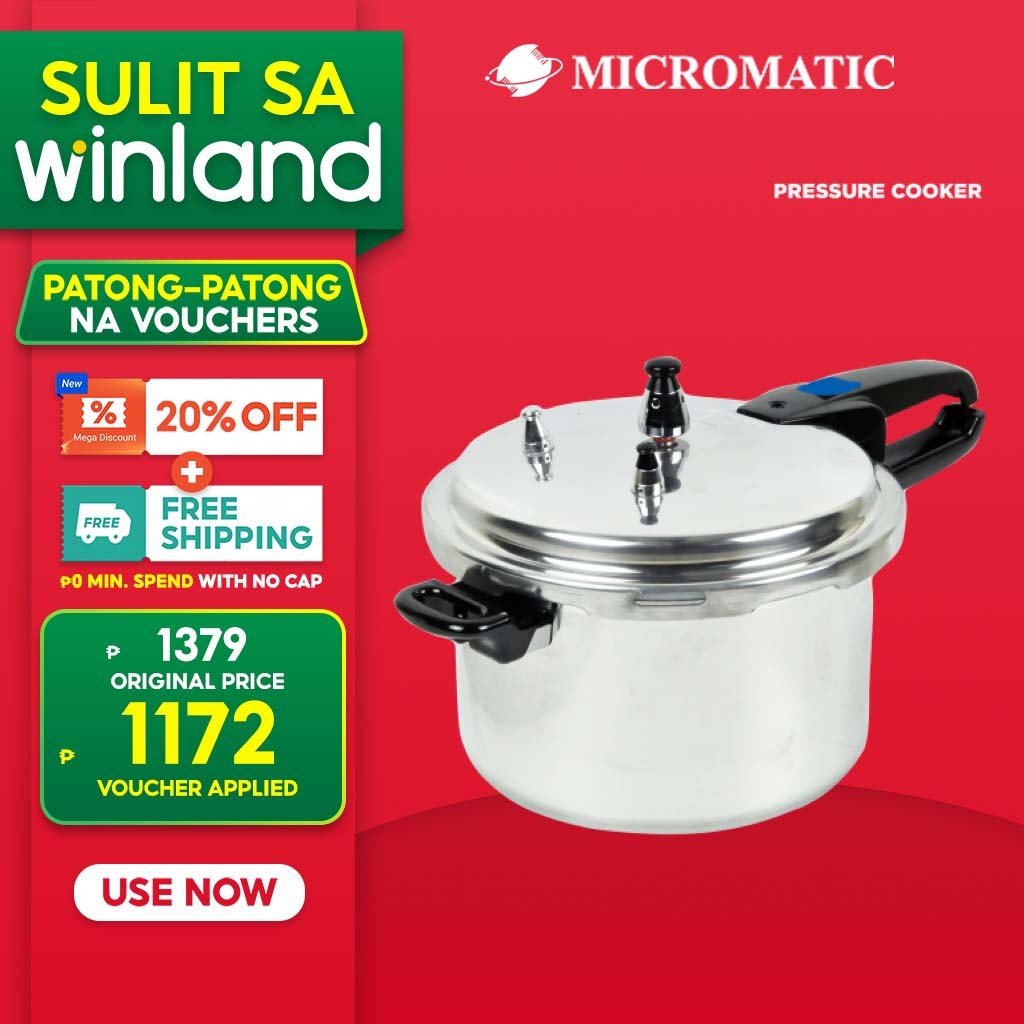Micromatic by Winland Pressure Cooker 6 Quarts / 5.6 Liters MPC-6QC ...