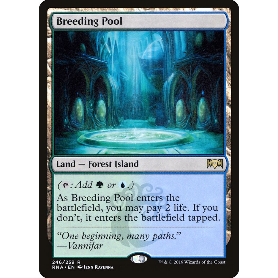 MTG Proxy Card - Breeding Pool | Ravnica Allegiance (RNA) | Shopee ...