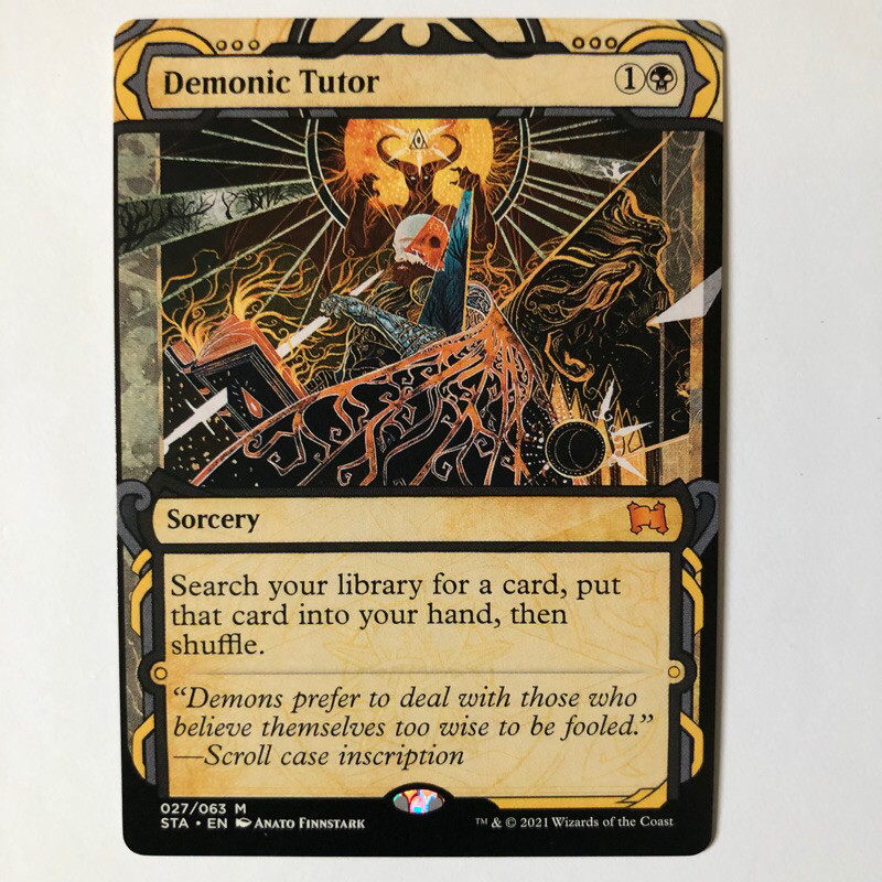 Playtest Card - Demonic Tutor (STA) | Shopee Philippines