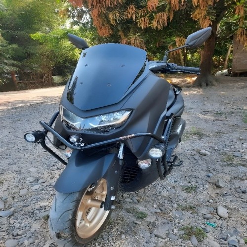 YAMAHA NMAX 155 - HEAVY DUTY FULL CRASH GUARD W/ MDL BRACKET ( POWDER ...