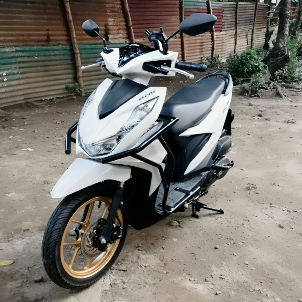 HONDA BEAT 110 ( V1 | V2 | V3 ) - HEAVY DUTY HALF CRASH GUARD ( POWDER ...