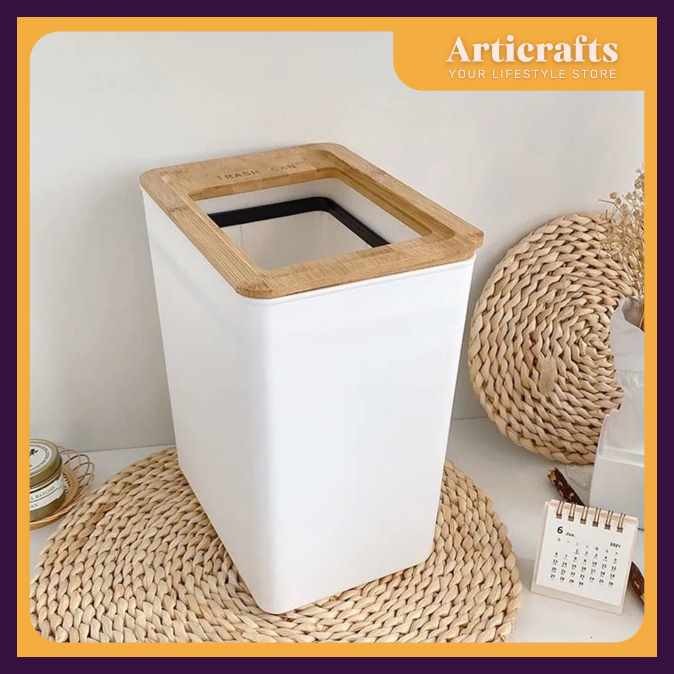 Nordic/l}Minimalistqz:Rectangular@gm+Plastic!n,zI+QH+Wh+Wooden p+Trash ...