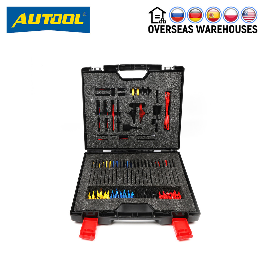 ☃92pcs Car Circuit Test Power Probe Wiring Cable Kit SRS Connector ...