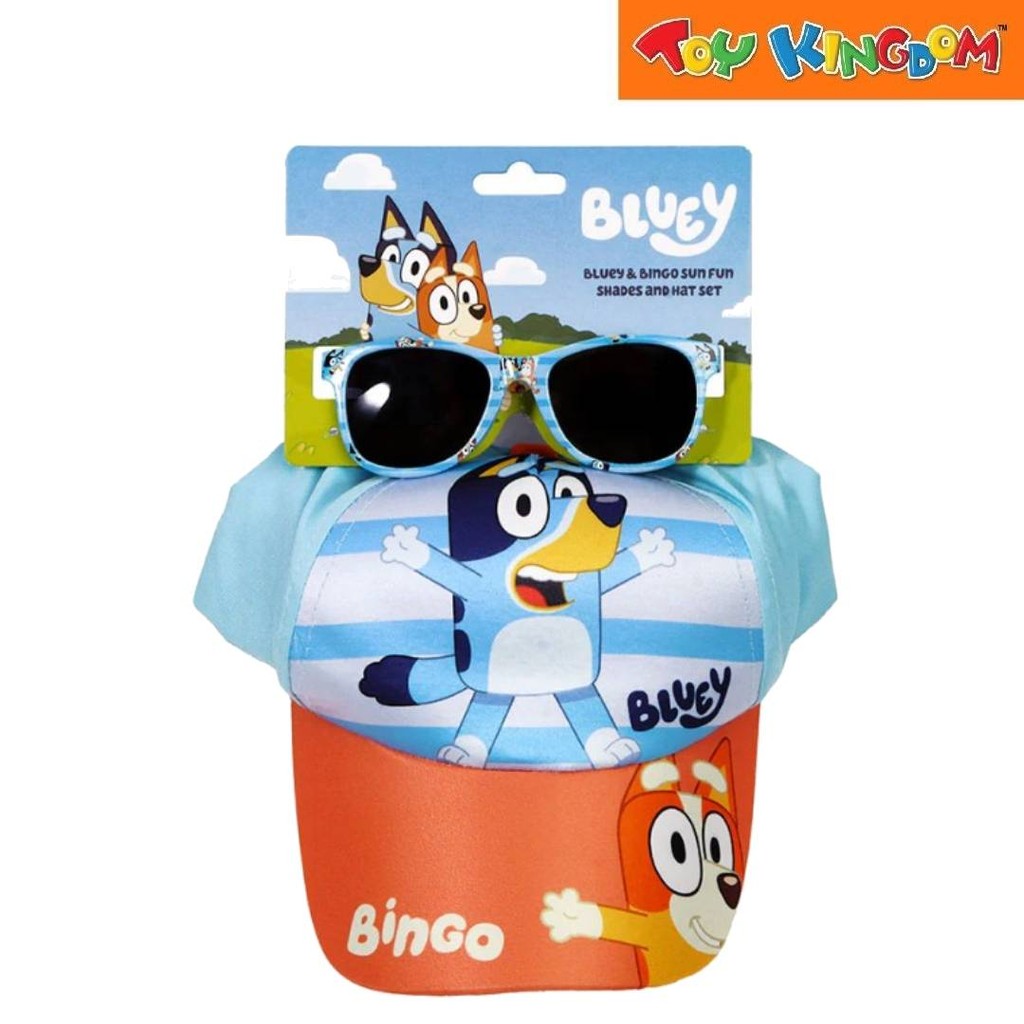 Totsafe Bluey & Bingo Sun Fun Shades And Hat Set | Shopee Philippines