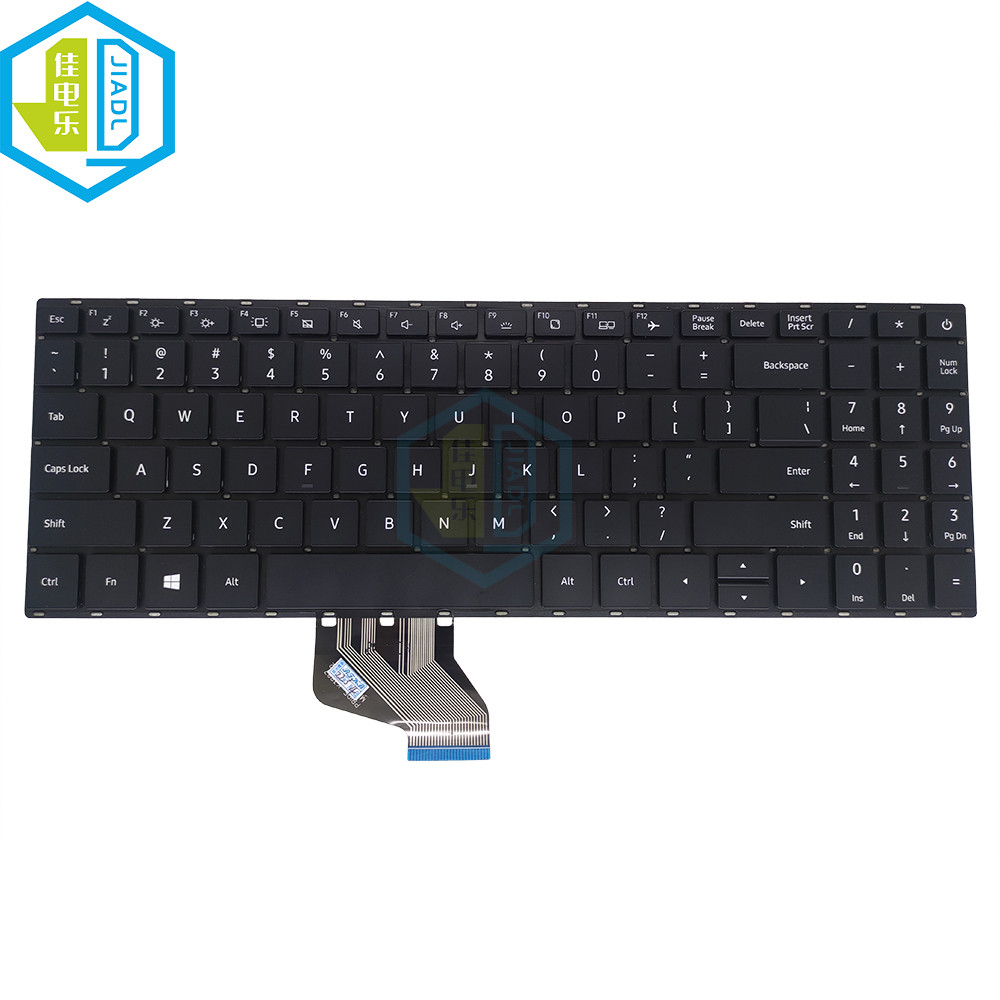 ۞US RU Laptop Backlit Keyboard For Hasee Kingbook X5-2021S5H KUU A5 15.6 PRIDE-K3887 MB3331001 B ...