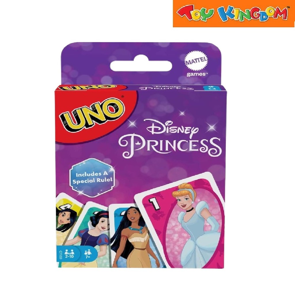 Mattel Games Uno Disney Princess Card Game | Shopee Philippines