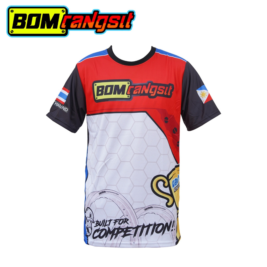 Bom Rangsit Sublimation T-Shirt Short Sleeves Round Neck Jersey ...