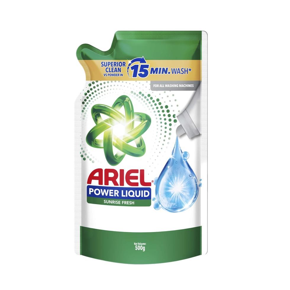 Ariel Power Liquid Sunrise Fresh 500g | Shopee Philippines