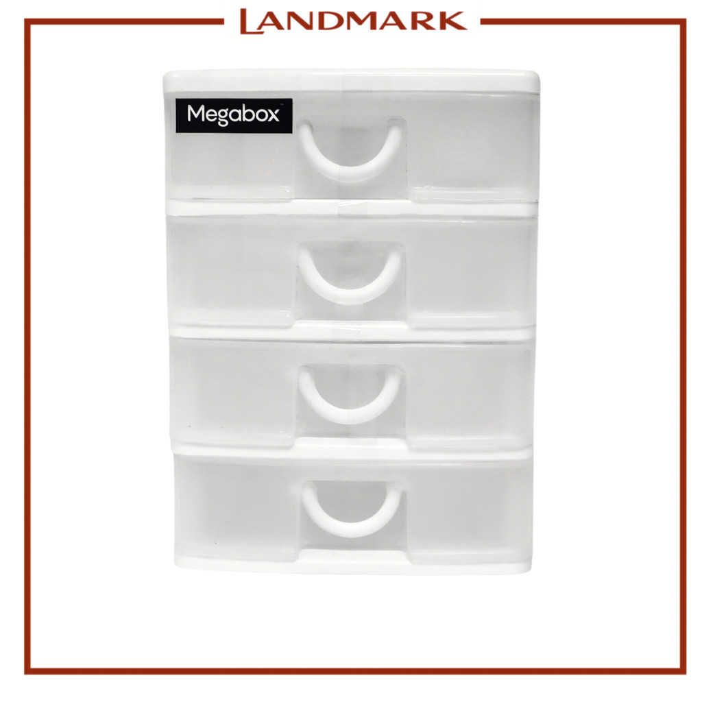 Megabox 4-Layered Mini Drawer 23 x 16 x 21.5cm (MG-167-4L) | Shopee ...